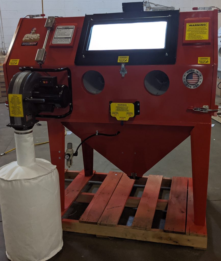 MEDIA BLAST CABINET BB1060LED-BVR-HV-FL | BADBOY Blasters