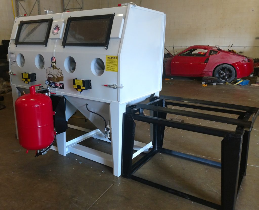 ABRASIVE MEDIA SAND BLASTER BB2372LED-BVR-PR-HV-TT