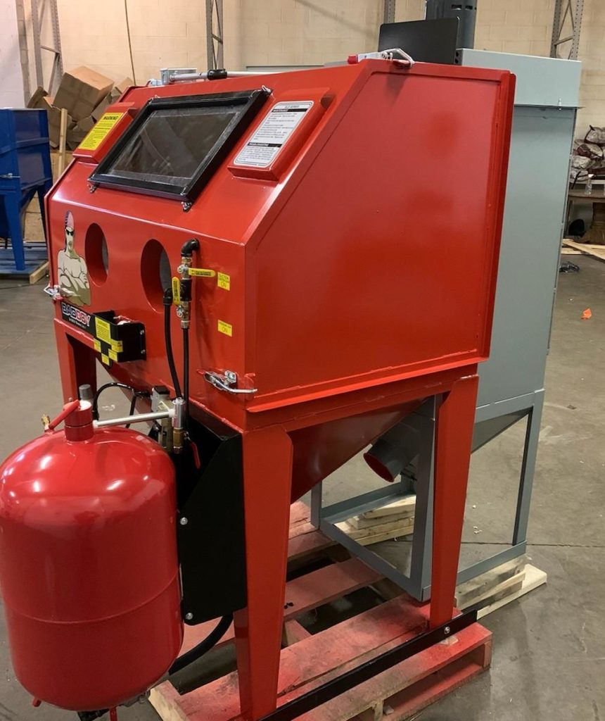 ABRASIVE MEDIA SAND BLASTER BB1050LED-DC4000-PR-HV