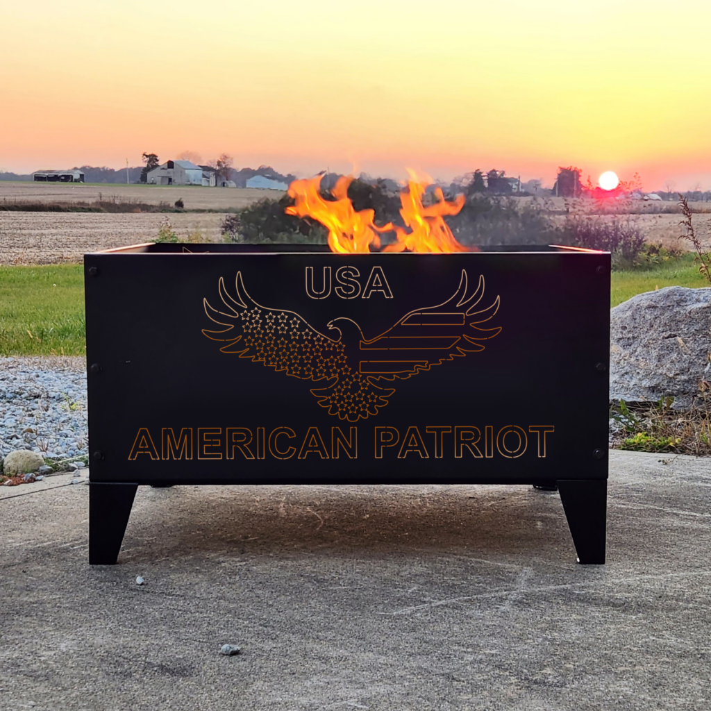 Custom Firepit-American Patroits | BADBOY Blasters Inc