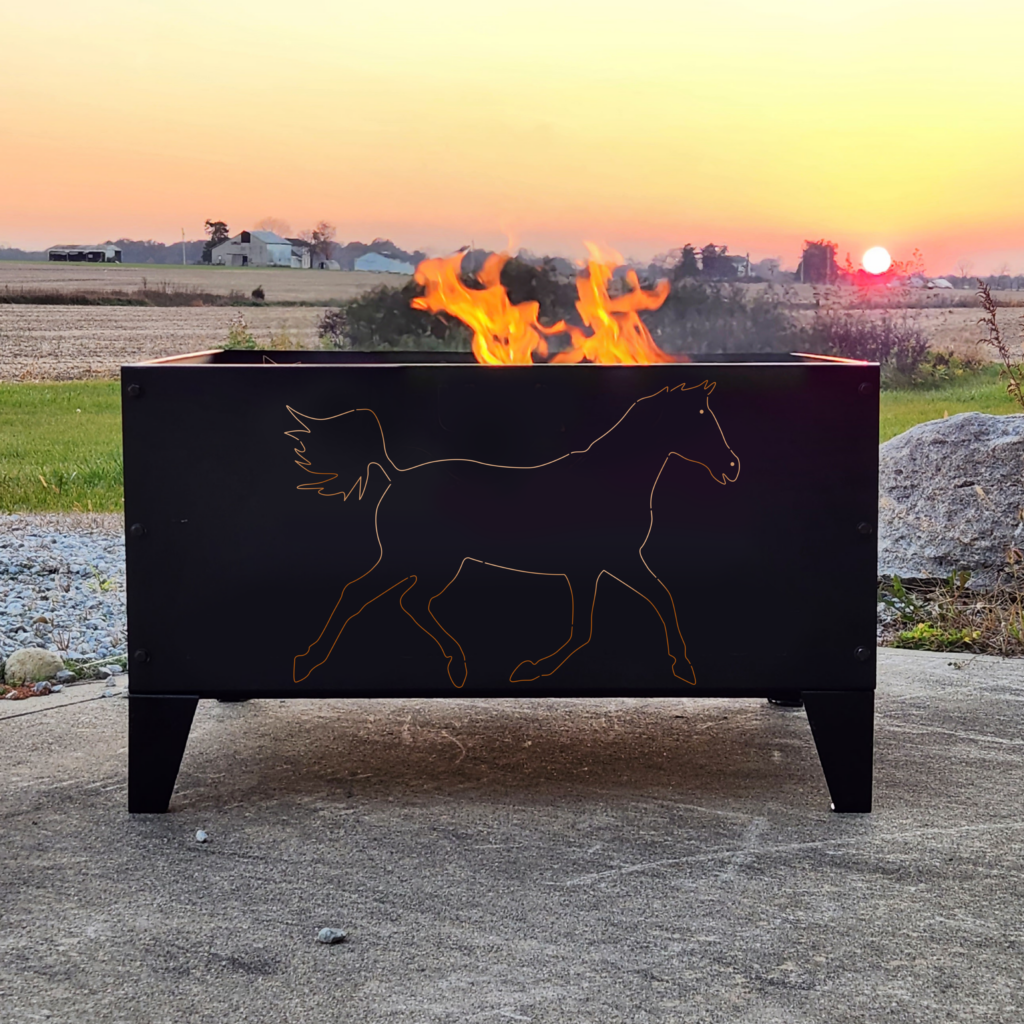 Custom Firepit- HORSES | BADBOY Blasters